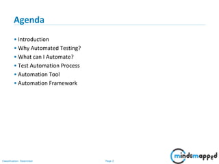 Introduction to Automation Testing | PPSX | Standardized Testing ...