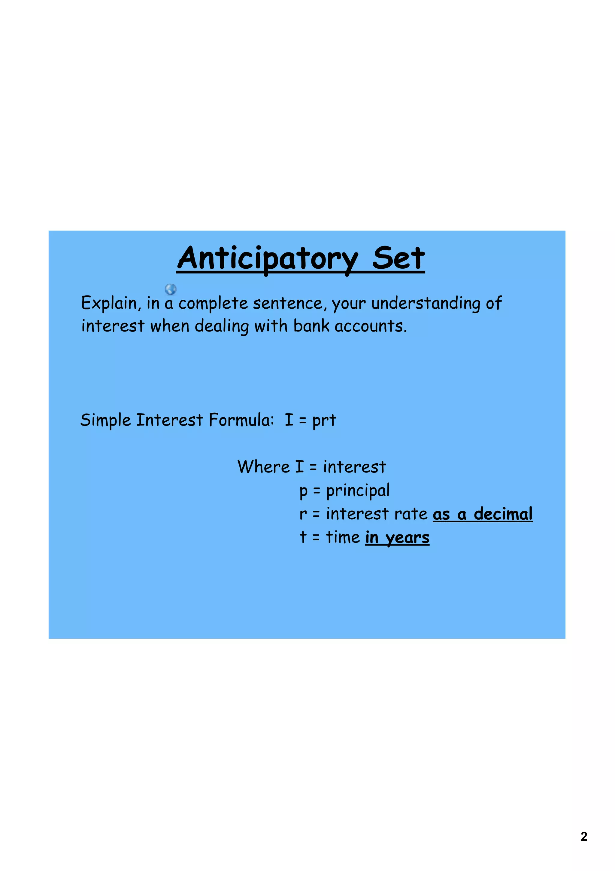 Day 14 simple interest | PDF