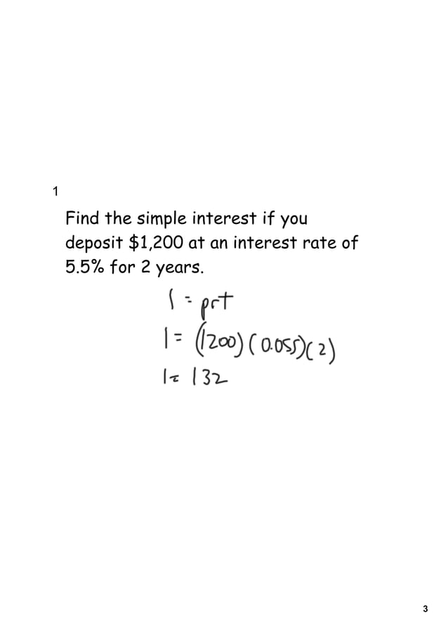 Day 14 simple interest | PDF