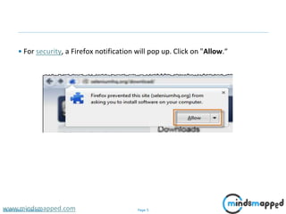 Selenium Installation | PPTX