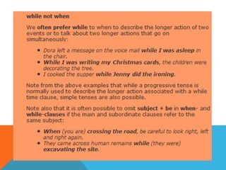 When vs. While | PPT