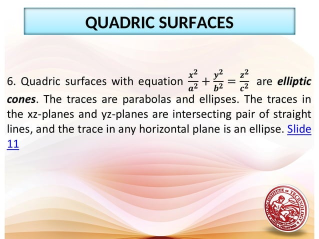 Day 17 - Cylinders, Spheres and Quadric Surfaces.ppt