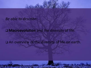 The Diversity of Life (updated) | PPTX