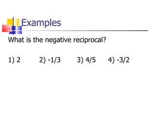 Parallel & Perpendicular Lines | PPT
