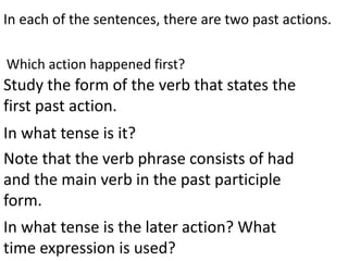 Using Past Perfect Tense | PPTX