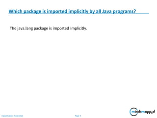 Review Session and Attending Java Interviews | PPT