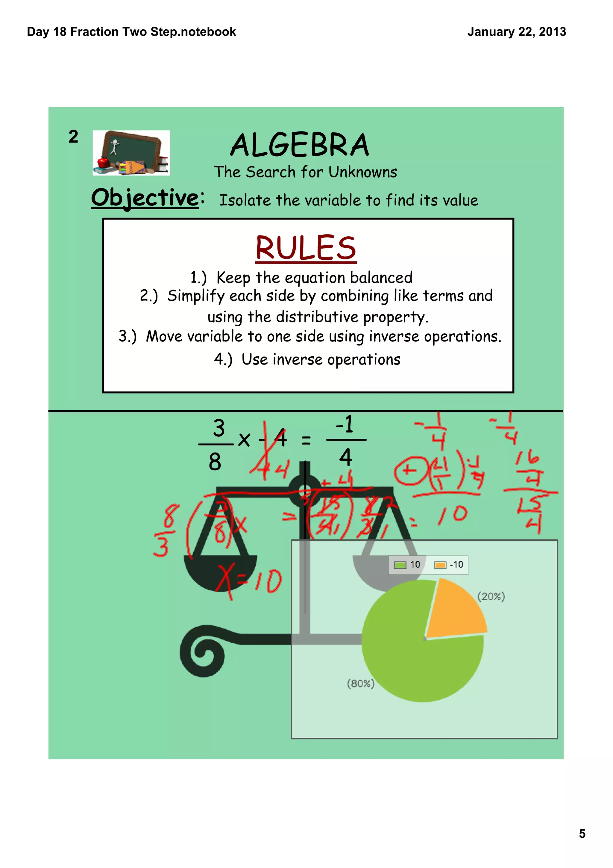 Day 18 fraction two step | PDF | Programming Languages | Computing