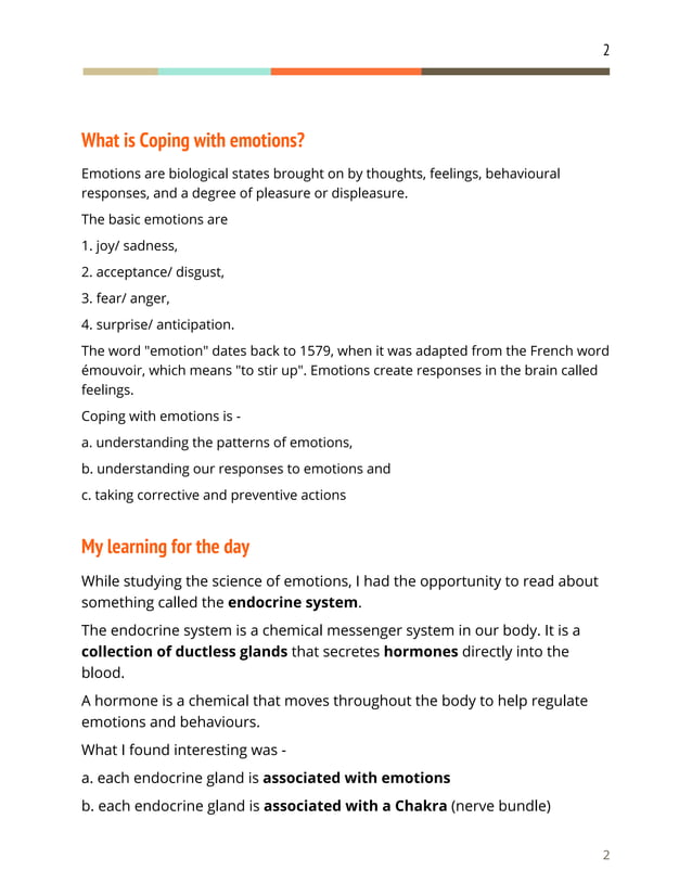 Day 19 coping with emotions | PDF