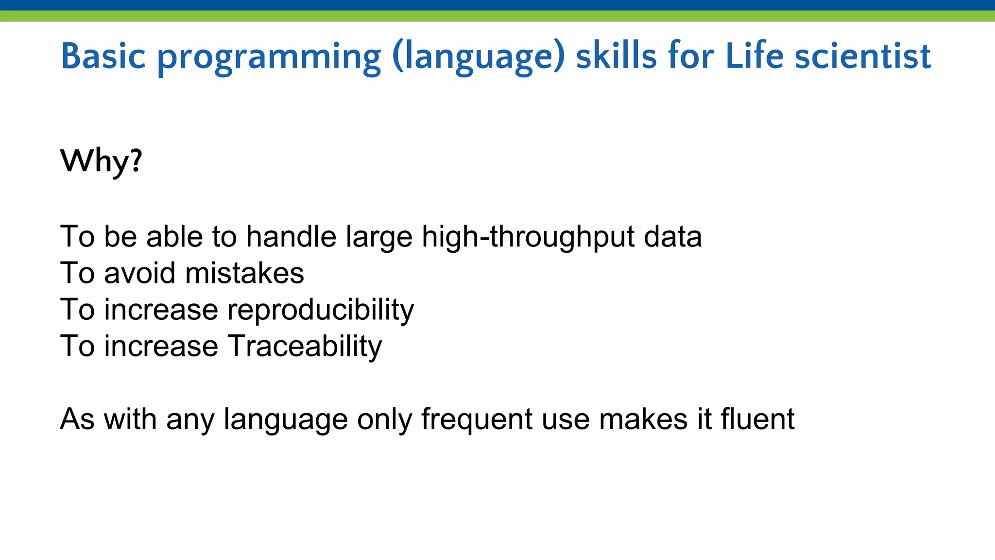 Day 1a welcome introduction | PPTX