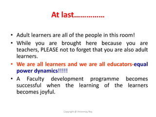 adult learning &learning process | PPT