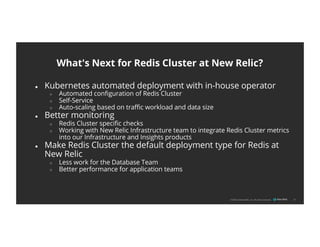 Sharded Redis With Sentinel Vs Redis Cluster: What We Learned: Patrick King | PDF
