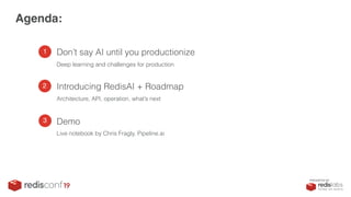 Serving Deep Learning Models At Scale With RedisAI: Luca Antiga | PDF