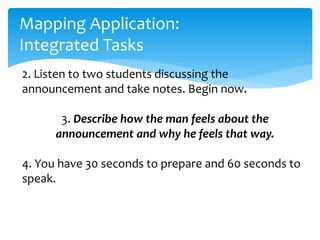 TOEFL Speaking Strategies and Practice 1 | PPTX