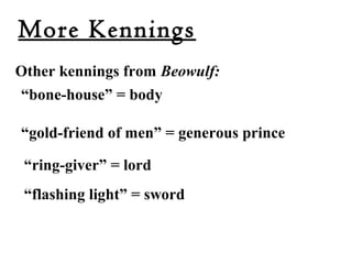 Beowulf: background and terms | PPT