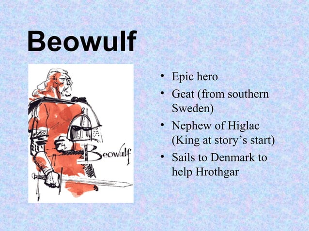 Beowulf: background and terms | PPT