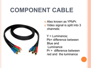 Day1 - Cables & Connectors | PPTX