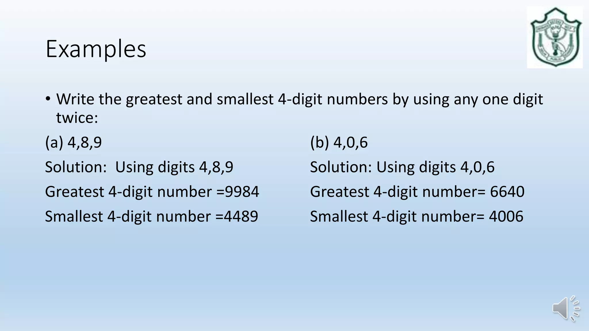 Mathematics (Class VI) Day 1 chapter 1 Know our numbers | PPSX