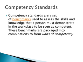 Competency Based Training | PPTX