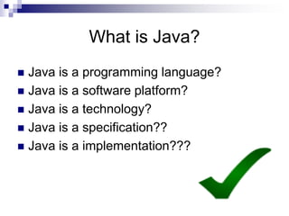 Day1 csf java | PPTX