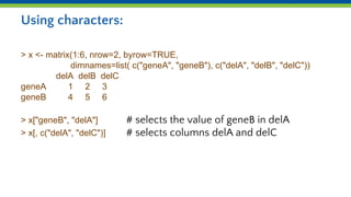 Day 1d R structures & objects: matrices and data frames.pptx