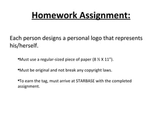 Day 1 homework logo | PPT