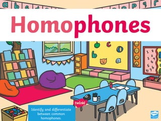 Day 1 Homophones.presentation for english | PPT