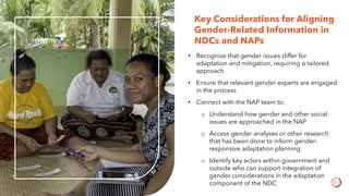 How Can the NAP Process and NDCs Be Aligned | PPT