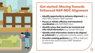 How Can the NAP Process and NDCs Be Aligned | PPT