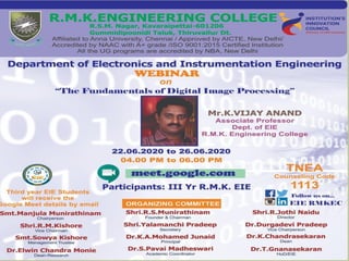 Introduction to DIGITAL IMAGE PROCESSING - DAY 1 | PPT