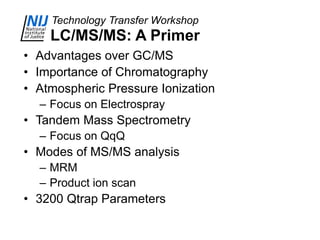 Day 1 MSMS theory.ppt | Free Download