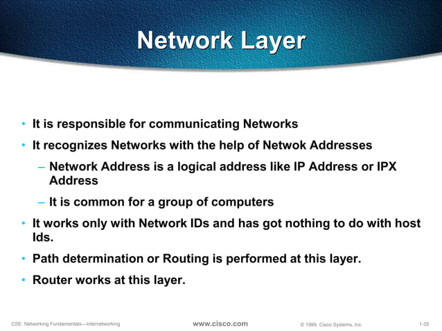 QSpiders - Day1 Network Basics | PPTX