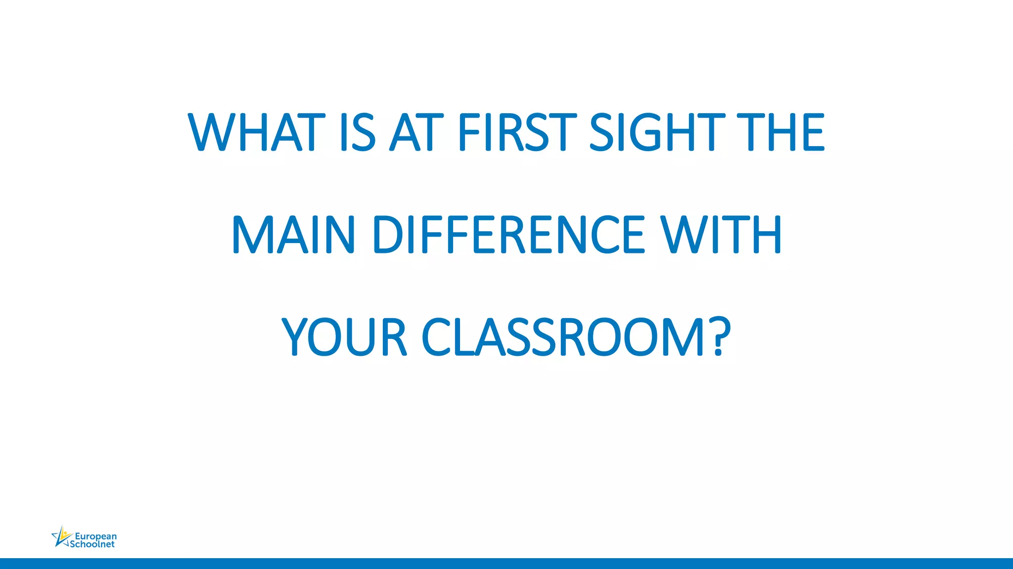 Welcome presentation "Exploring the Future Classroom Lab" - Efi ...