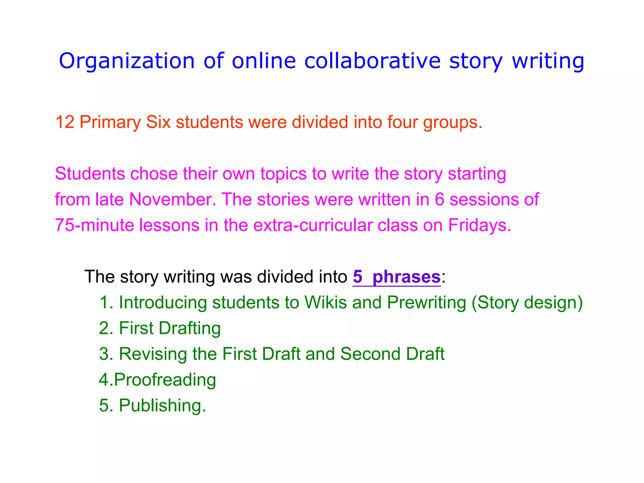 Wikis and blogs for collaborative English language learning activities ...