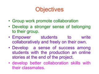 Wikis and blogs for collaborative English language learning activities ...