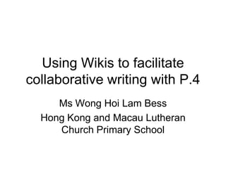Wikis and blogs for collaborative English language learning activities ...