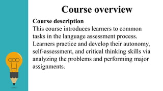 Assessment Introduction | PPTX