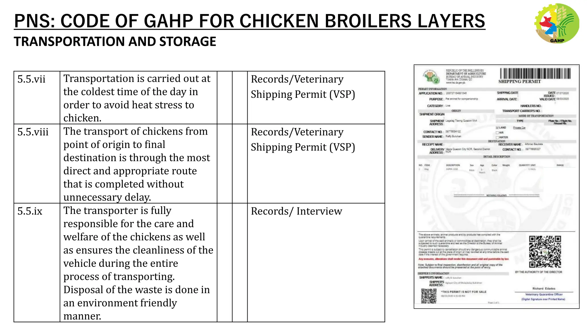 Good Animal Husbandry. Certified Program | PDF