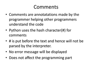 Python Programming | PPT