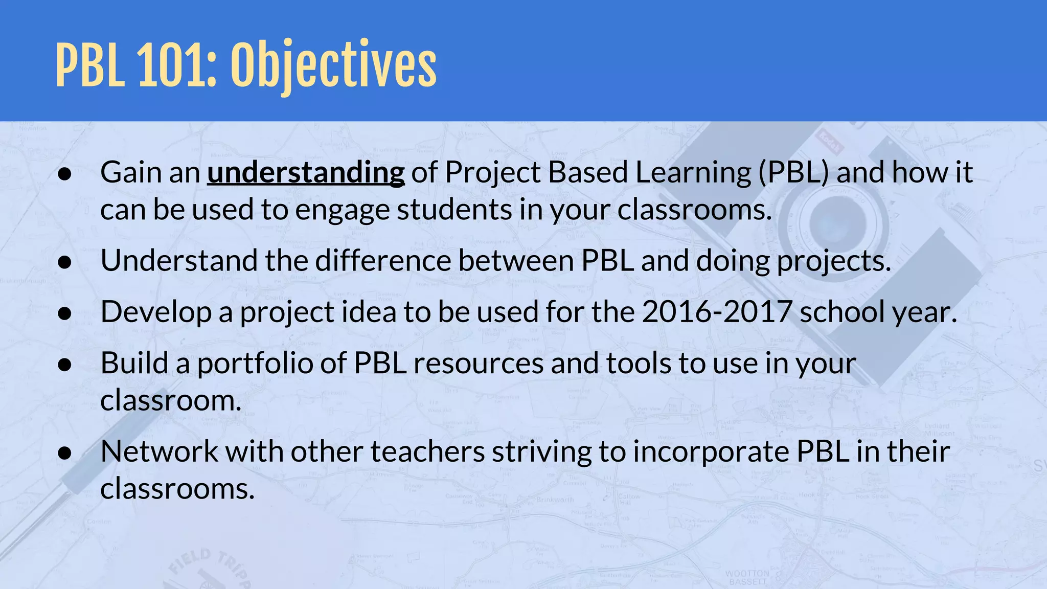 PBL 101: The PBL Experience Day 1 Presentation | PDF