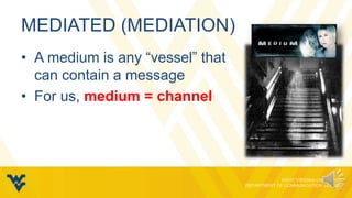 What is CMC? #WVUCommMOOC | PPT