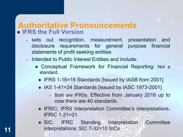 Day 1 s1 underlying ifrs concepts introduction and conceptual framework ia8 1 and i | PPT