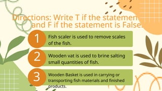 Day 1 Salting Fish power point presentation | PPTX
