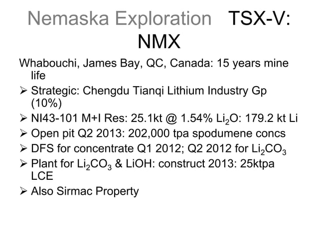 The changing face of lithium availability | PPTX | Commodities | Economy
