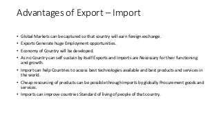 Introduction to export management | PPT