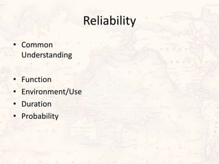Reliability Maintenance Engineering 1 - 2 Max Benefits | PPT