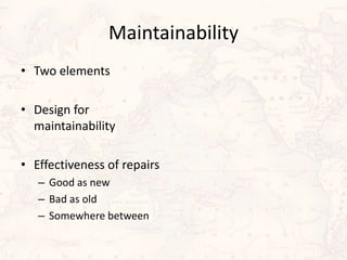 Reliability Maintenance Engineering 1 - 2 Max Benefits | PPT