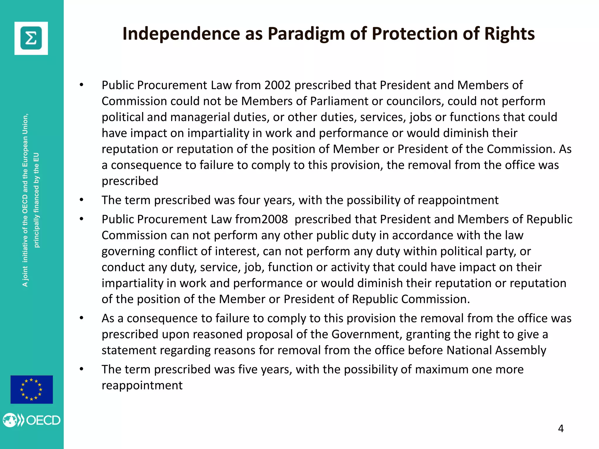 Vesna Gojkovic Milin, SIGMA Public procurement review bodies conference ...