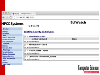 HPCC Systems Engineering Summit Presentation - Leveraging HPCC Systems with VCL (Virtual ...