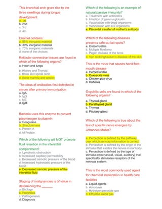 Day 1 Set – 2 General and Oral Pathology, General and Oral Microscopic ...