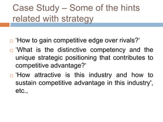 Advanced Strategic Management - Introduction | PPT
